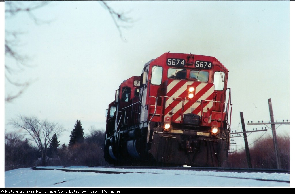CPR West out of Brandon Manitoba